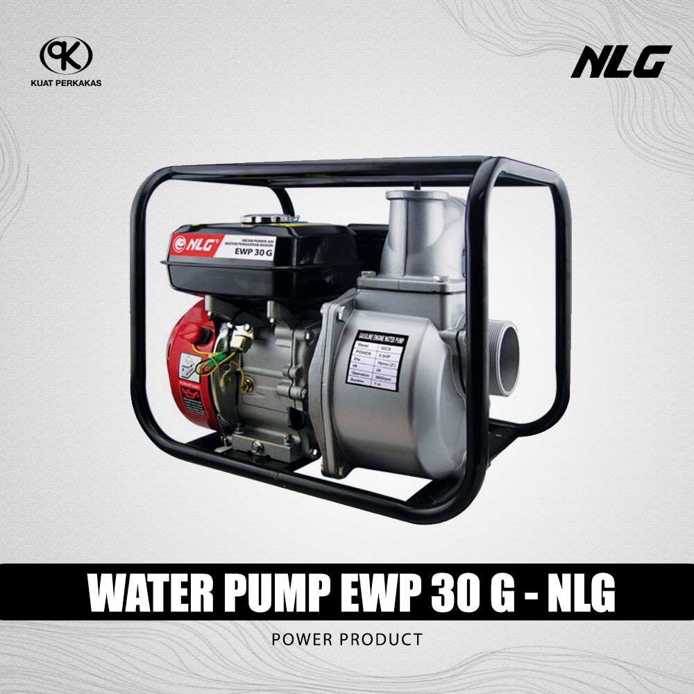 Jual Water Pump 3" NLG EWP 30G Pompa Air 6.5HP Sedot Banjir Empang ...