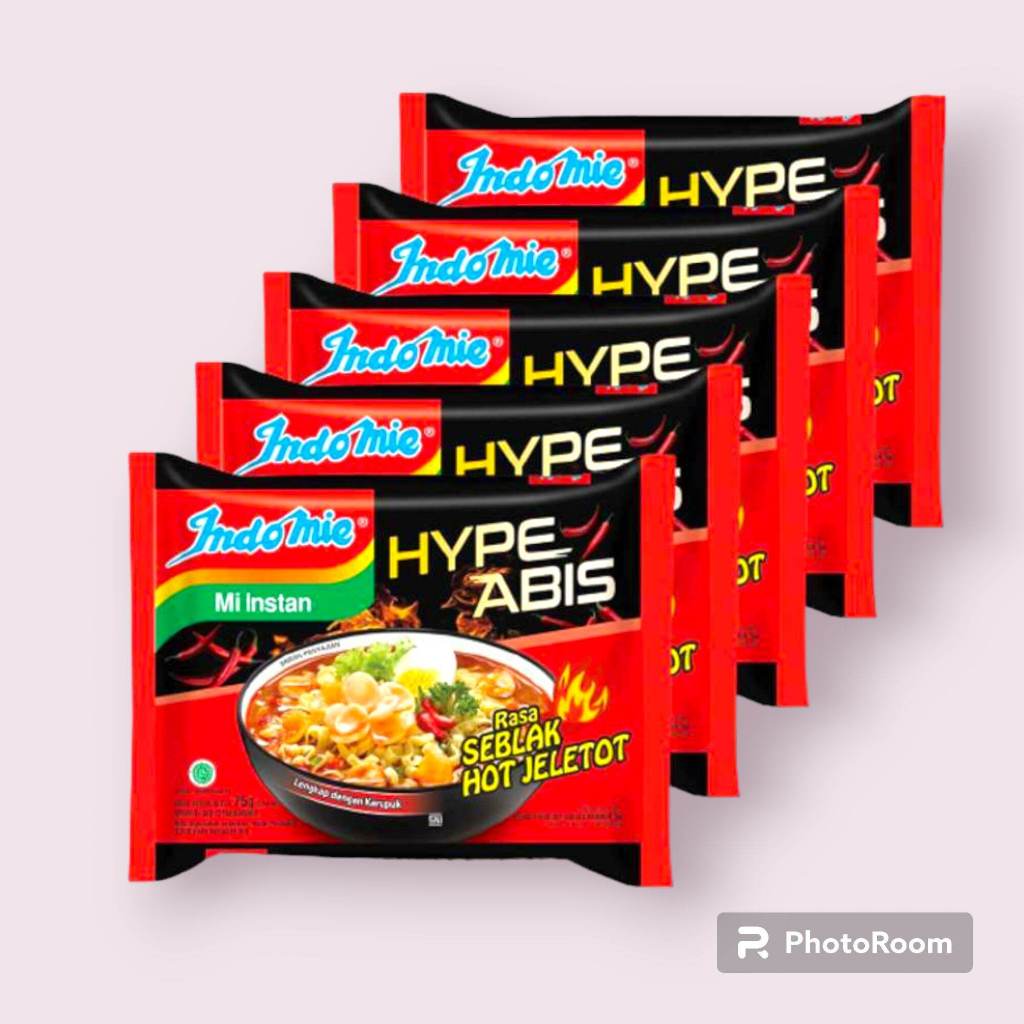 Jual indome hype abis mi kuah rasa seblak hot ( 5 bungkus ) | Shopee ...