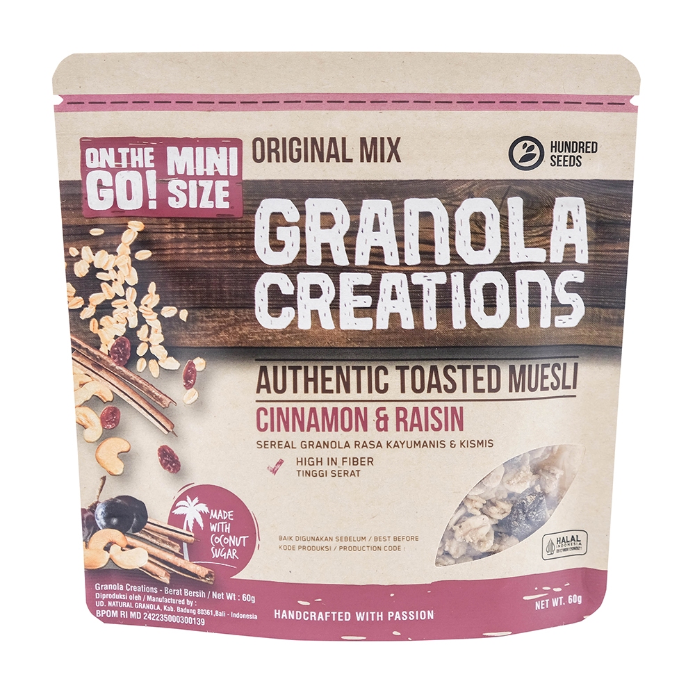 Jual Granola Creations - Cinnamon & Raisin 60g | Shopee Indonesia