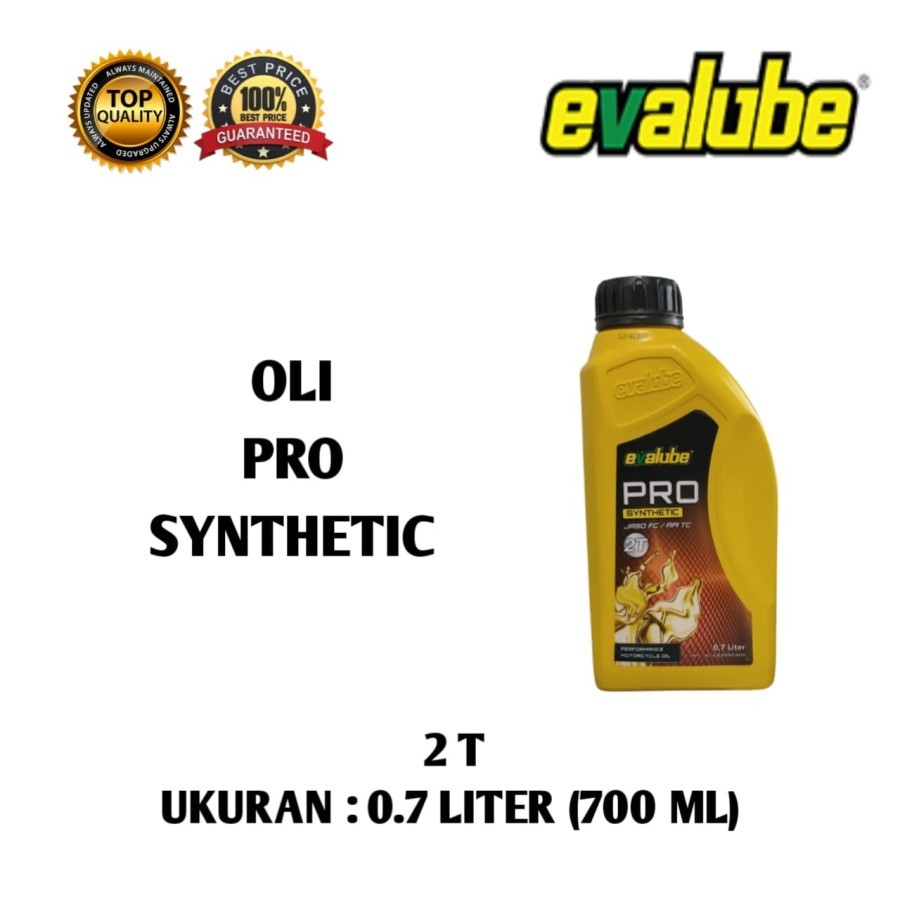 Jual Evalube 2T Pro Oli Samping 2-T 0.7 L 700 mL Asli Oli Evalube 2 T ...