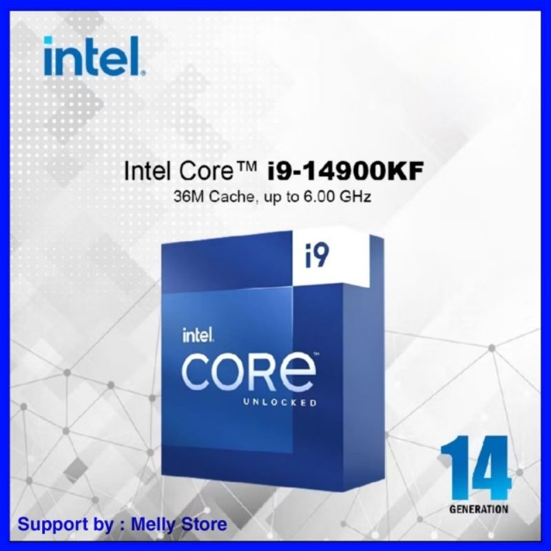 Jual Intel Processor Core i9 14900KF-LGA1700- Intel Gen14 | Shopee ...