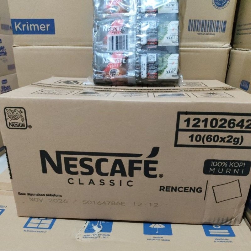 Jual kopi nescafe sachet 2 gram (harga 1 dus isi 10 pack @60 sachet ...