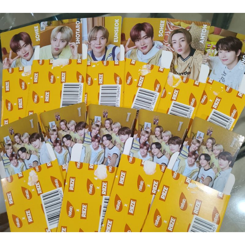 Jual OFFICIAL Photocard Nabati x Riize | Shopee Indonesia