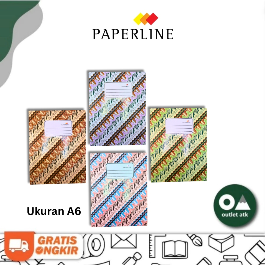 Jual Buku Tulis Hard Cover Paperline A6 isi 100 Lembar | Shopee Indonesia