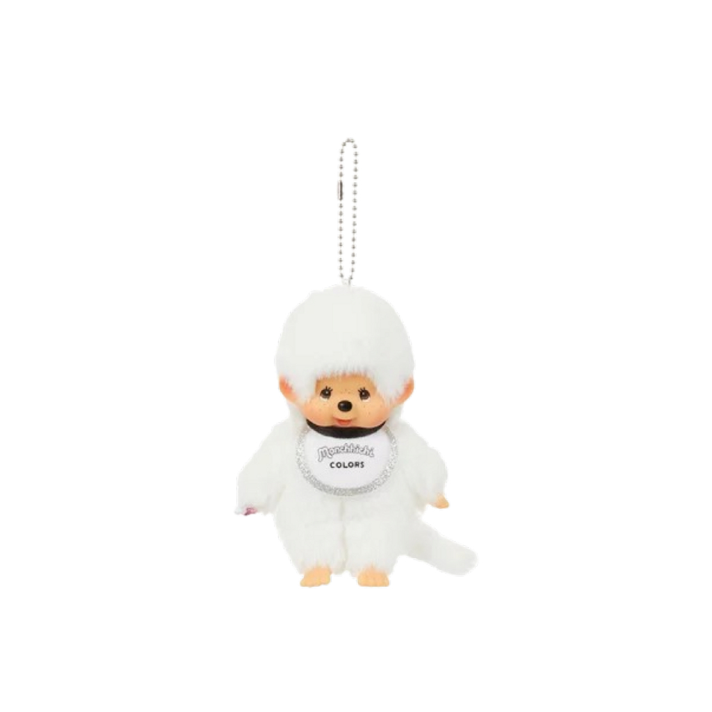 Jual Monchhichi Plush Mascot Ball Chain Sekiguchi Colors White | Shopee ...