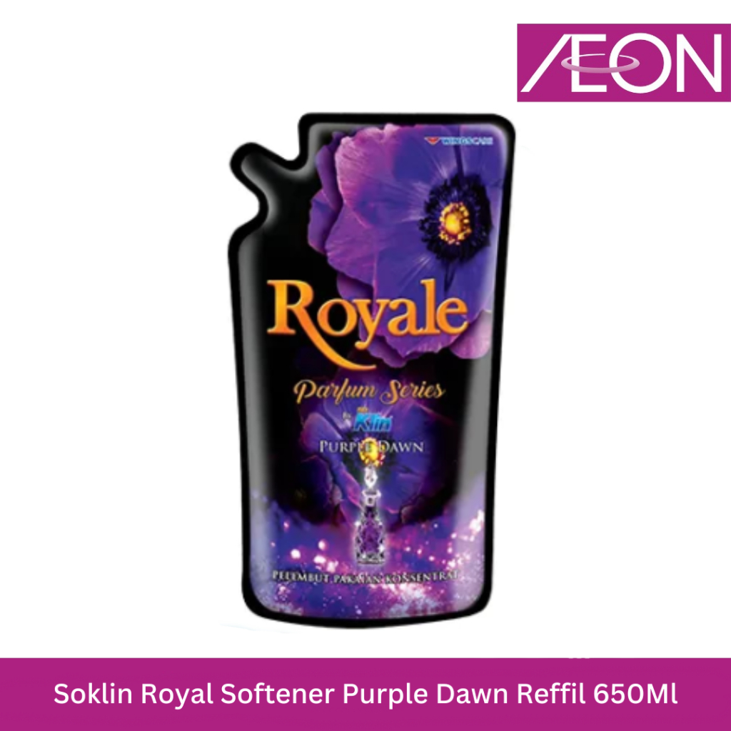Jual Soklin Royal Softener Purple Dawn Reffil 650Ml | Shopee Indonesia