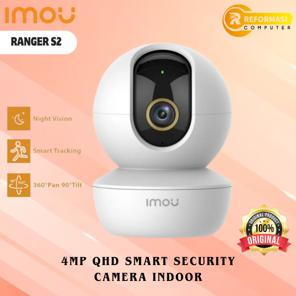 Jual IMOU CCTV IMOU RANGER S2 4MP QHD SMART SECURITY CAMERA INDOOR ...