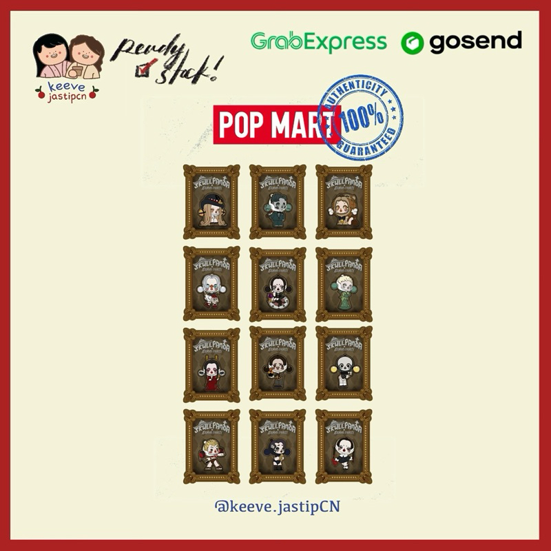 Jual Popmart Skullpanda X The Addams Family Sticker Set | Shopee Indonesia