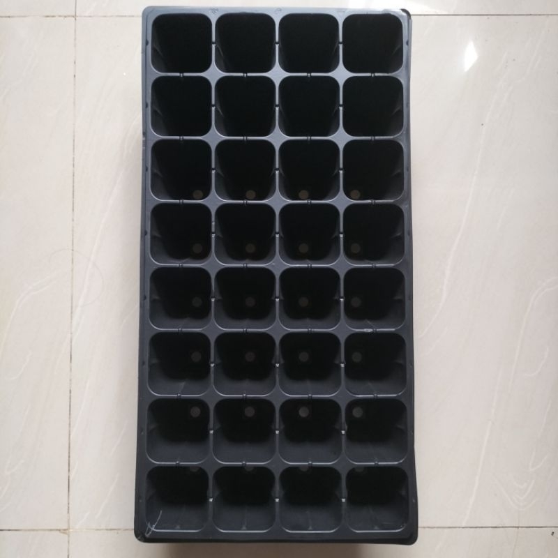 Jual TRAY SEMAI 32 LUBANG TEBAL 1 MM TINGGI 11 CM | Shopee Indonesia