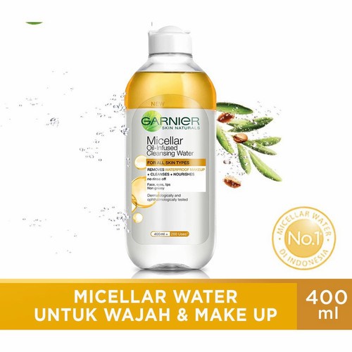 Jual GARNIER Micellar Biphase Oil Cleansing Water 100ml | Shopee Indonesia