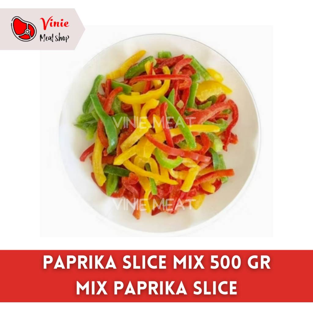 Jual Paprika Slice Mix 500gr | Shopee Indonesia