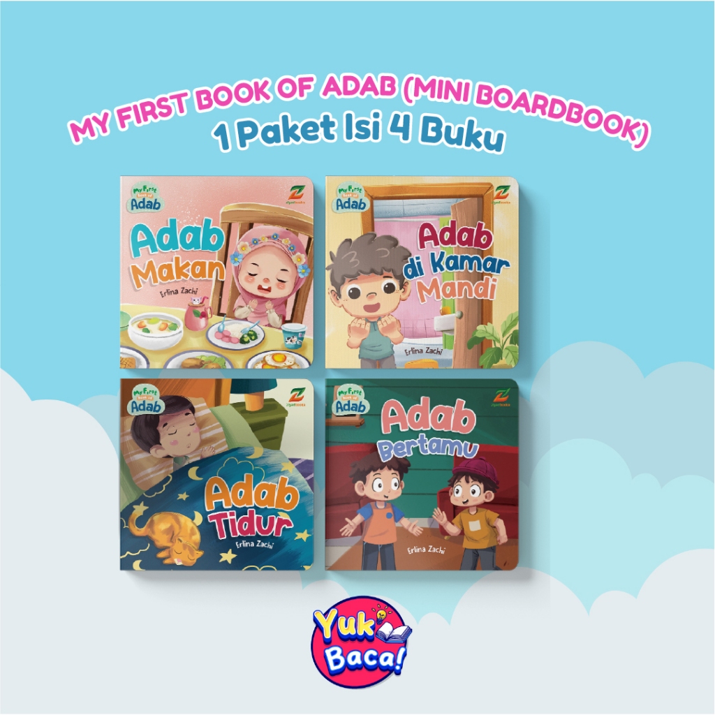 Jual ziyadbooks official buku seri my first book of adab pertamaku mini ...
