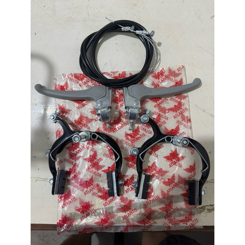 Jual REM SET JEPIT U BRAKE SEPEDA LENGKAP ATLANTIS | Shopee Indonesia