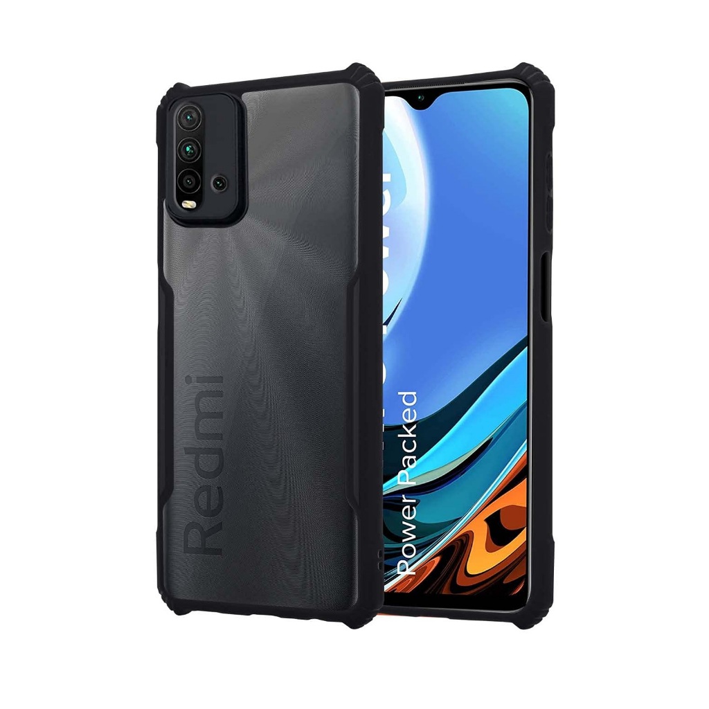 Jual Case Xiaomi Redmi 9T Shockproof Fusion Armor Transparent | Shopee ...
