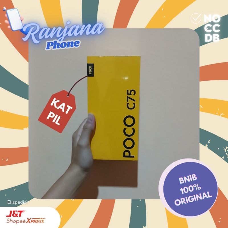 Jual Poco C75 6/128 GB Garansi Resmi | Shopee Indonesia