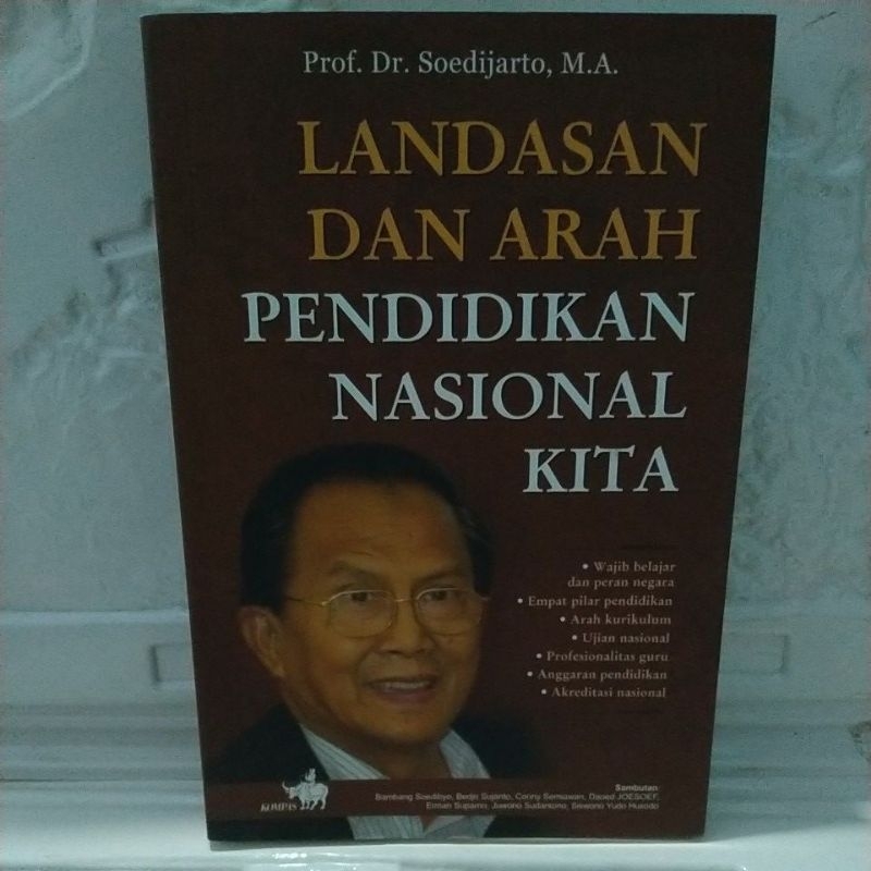 Jual BUKU ORIGINAL LANDASAN DAN ARAH PENDIDIKAN NASIONAL KITA By Prof ...