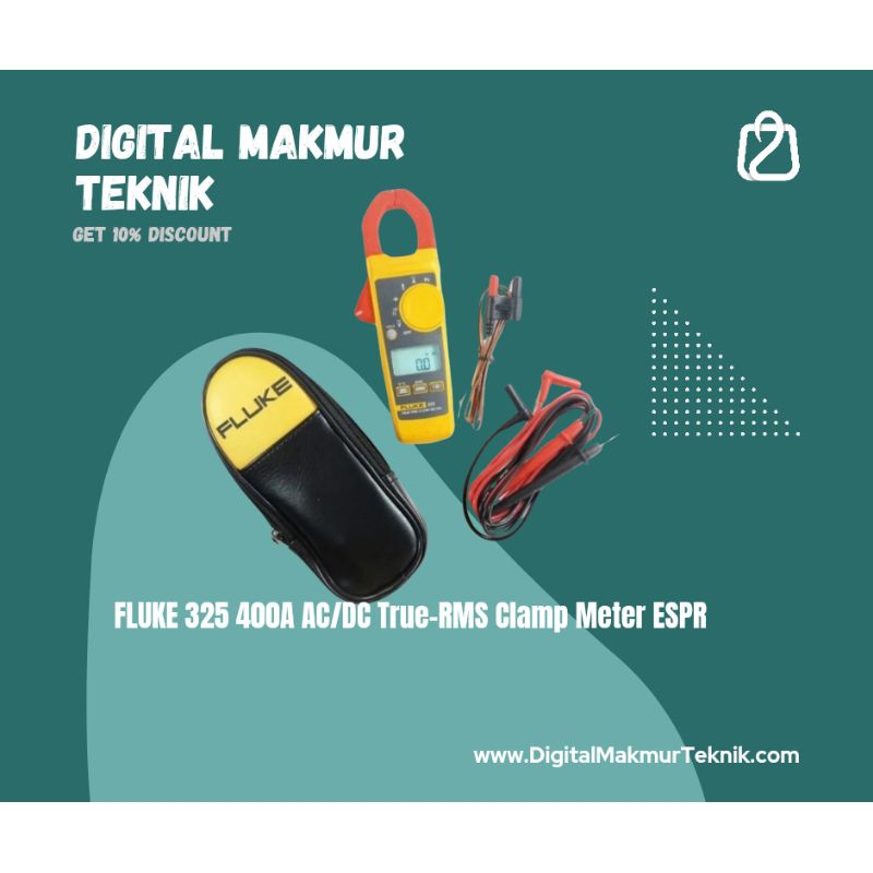 Jual FLUKE 325 400A AC/DC True-RMS Clamp Meter ESPR | Shopee Indonesia