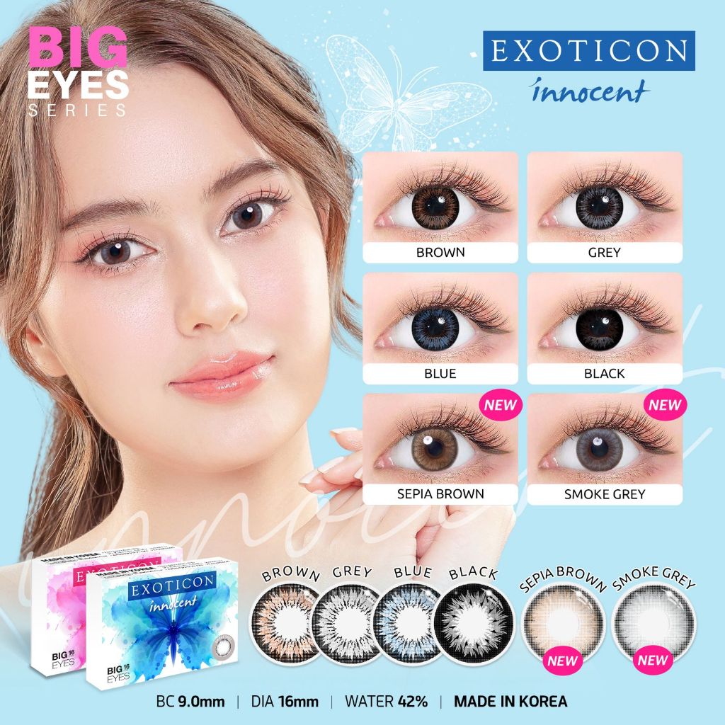 Jual Softlens X2 INNOCENT 16 MM Normal & Minus By X2 Exoticon (-0.50 s ...
