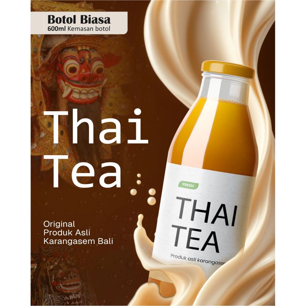 Jual [Botol 600ml] Thai Tea Dikemas Botol 600ml | Shopee Indonesia