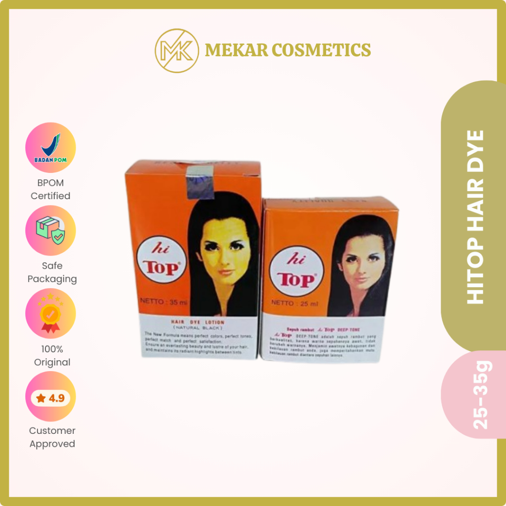 Jual HITOP HAIR DYE - SEMIR RAMBUT | Shopee Indonesia