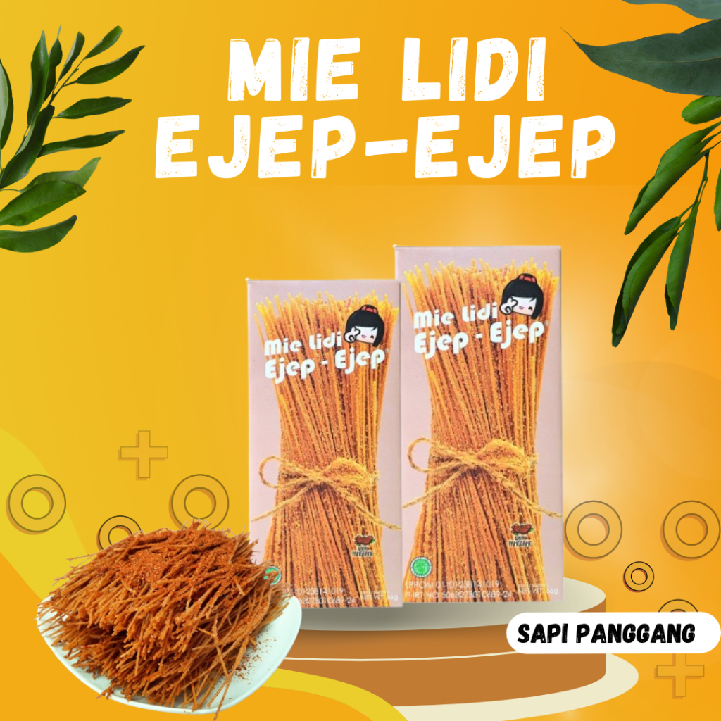 Jual MIE LIDI EJEP-EJEP RASA SAPI PANGGANG 66GR | Shopee Indonesia