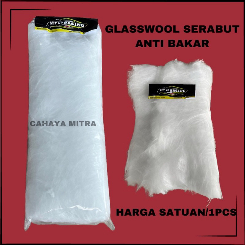 Jual Glasswool Knalpot Motor Serabut Putih Anti Bakar Berkualitas ...