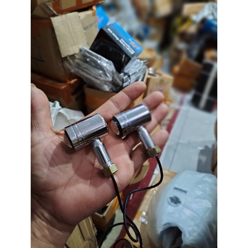 Jual SEIN RITING RETENG LED MATAELANG RITING FULL BESI CROOM SET KANAN ...