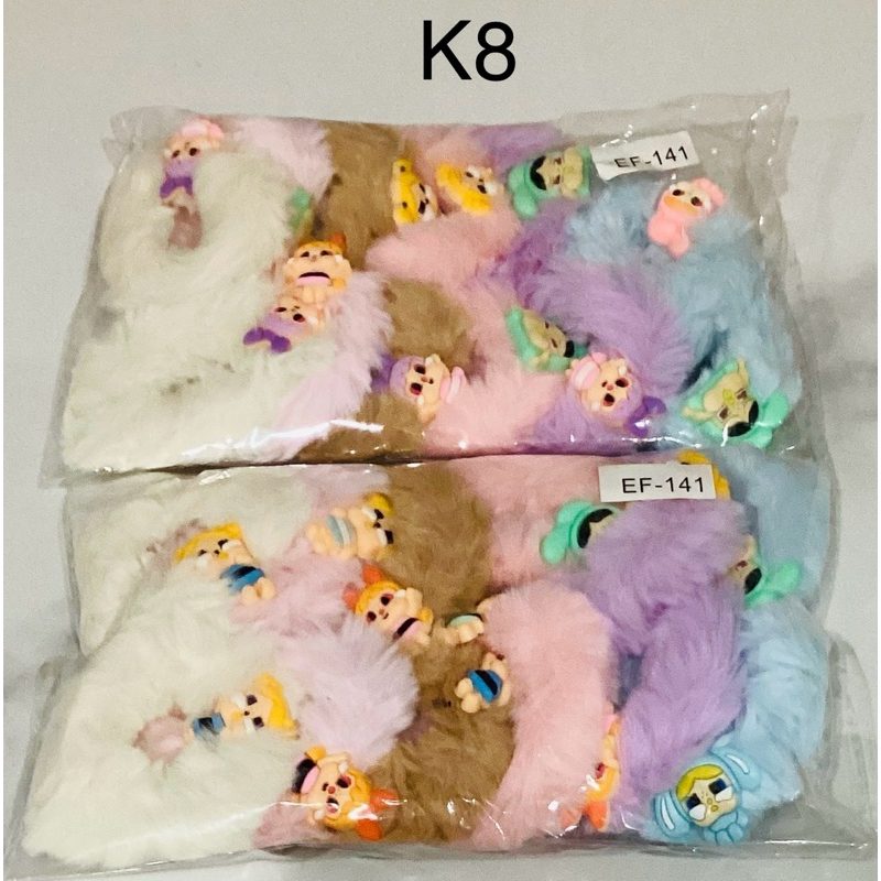 Jual LUSINAN K8 karet rambut bulu,kunciran rambut motif CRYBABY POWER PUFF GIRLS isi12pcs ...