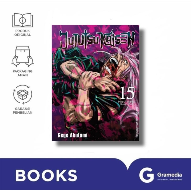 Jual Gramedia - Jujutsu Kaisen 15 By Gege Akutami | Shopee Indonesia