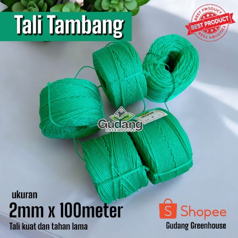 Jual Tali Tambang 2mm x 100 Meter Per Roll - Tali Tampar / Tali Layangan / Tali Salaran - Tali ...