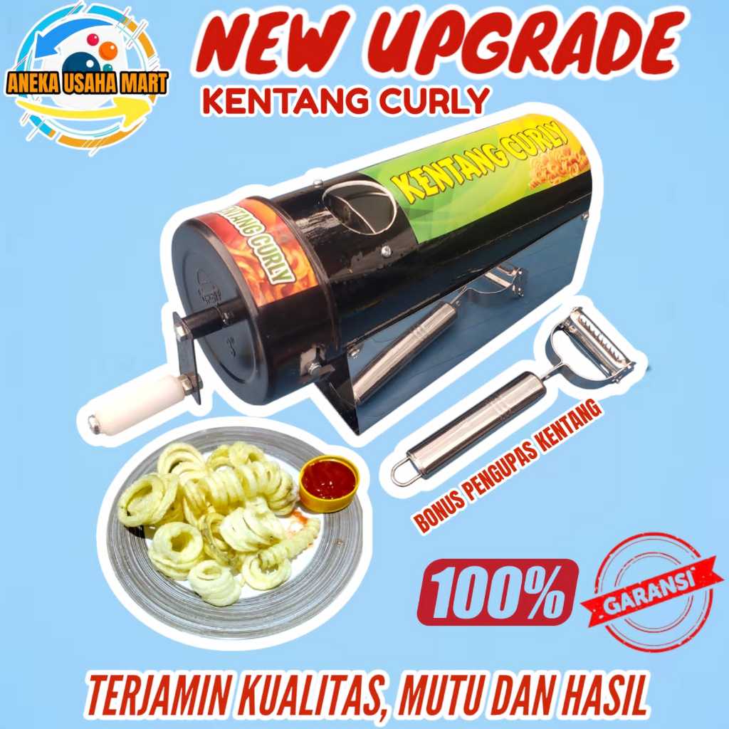 Jual Alat Pemotong Kentang Curly dan Spiral bahan Stainless Steel ...