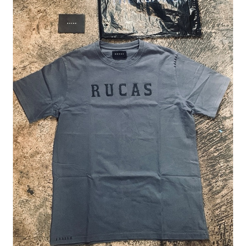 Jual [[ORIGINAL 100%]] RUCAS “The Initial” Hand Stitch Vintage Blue Tee ...