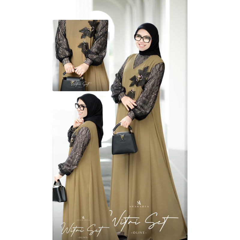 Jual Witri Set (Inner dan Outer) by shArarea | Shopee Indonesia