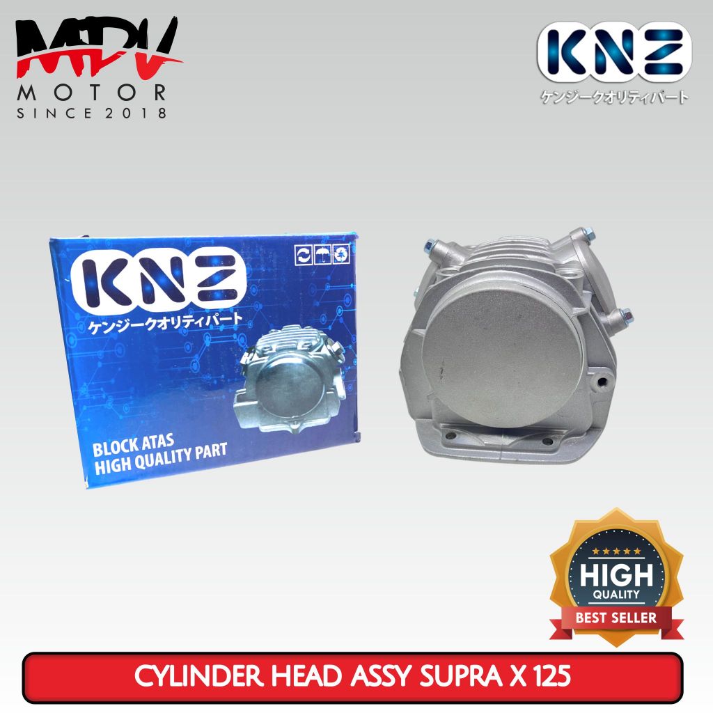 Jual CYLINDER HEAD / BLOCK HEAD ASSY KOMPLIT SUPRA X 125 (KTM) KNZ ...