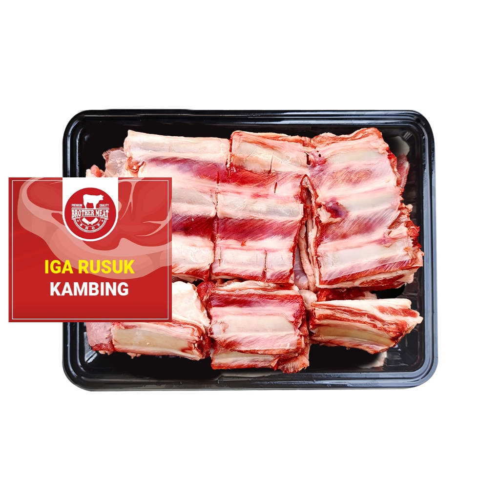 Jual Iga / Rusuk Kambing 1 kg - Brothermeatshop | Shopee Indonesia