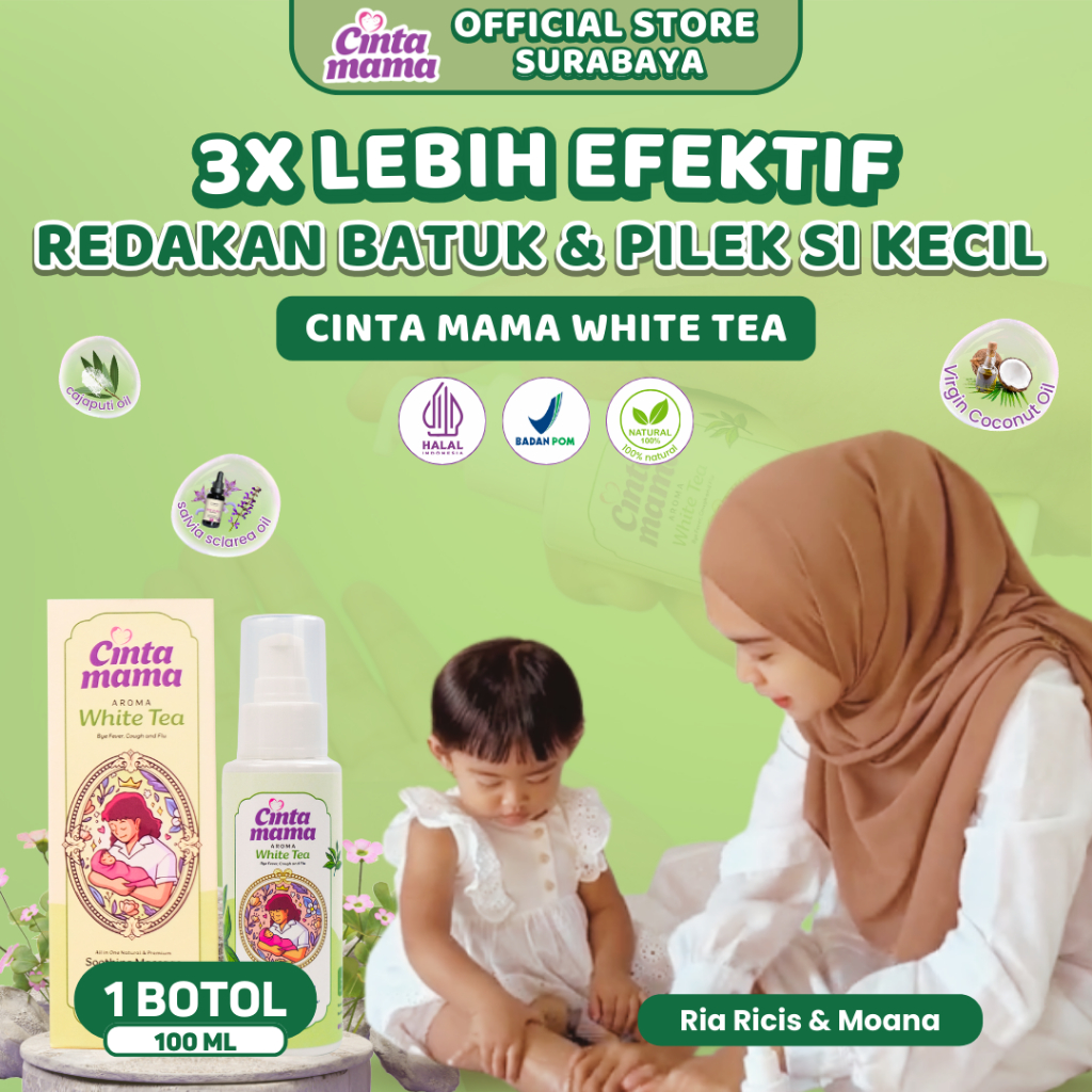 Jual Cinta Mama Minyak Balur Varian Aroma White Tea | Shopee Indonesia