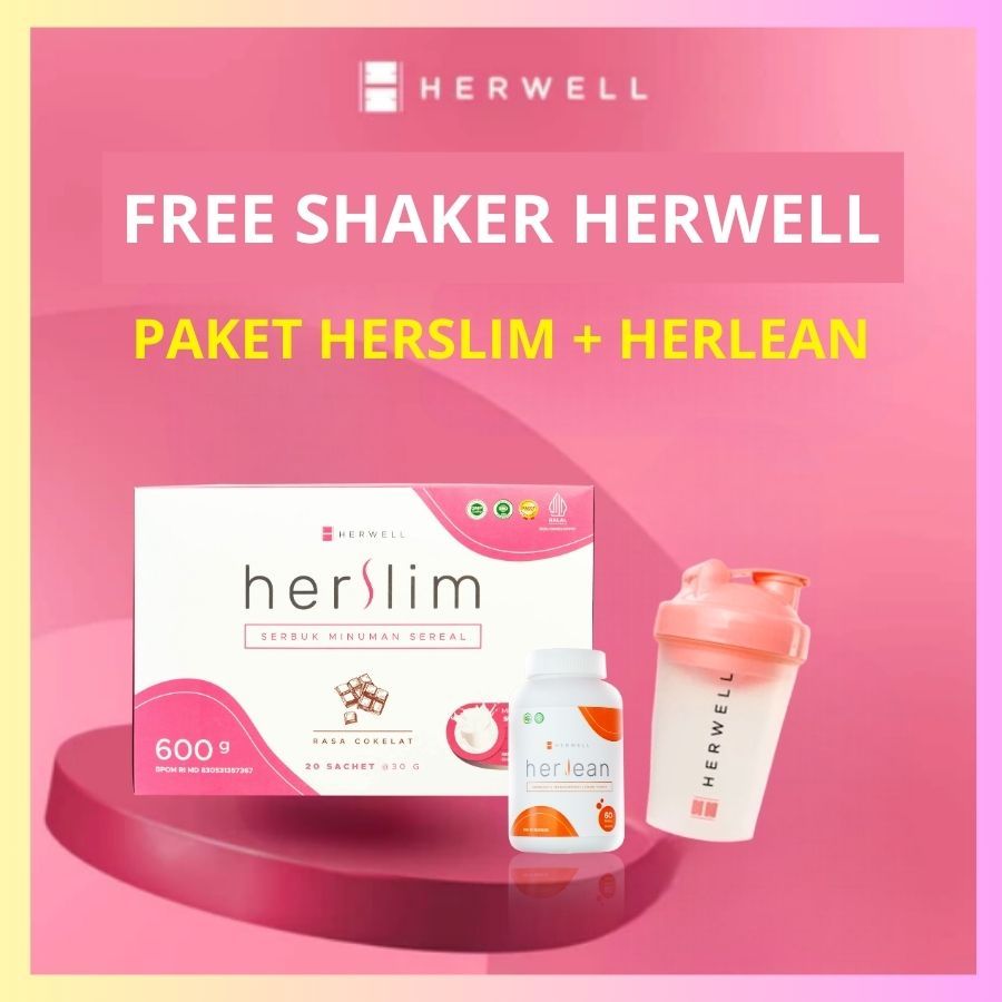 Jual Paket Awet Kenyang Herslim Susu diet + Herlean Herwel ORI OFFICIAL ...