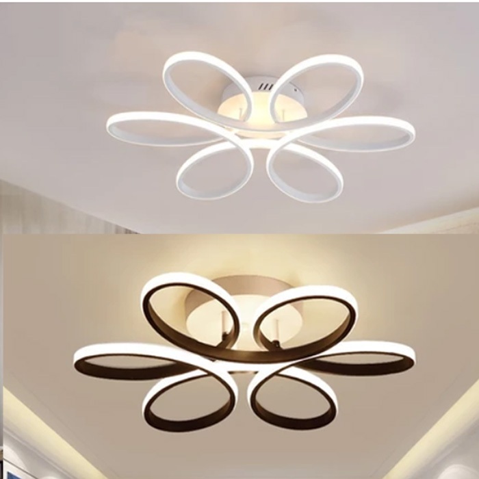 Jual Lampu Plafon Hias LED Model Swirling Gulung 3 Color Lampu Ruang ...