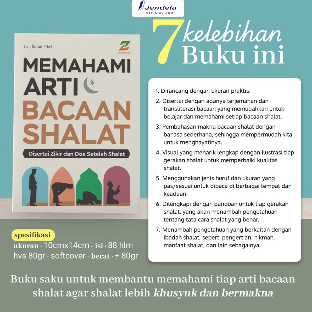 Jual Memahami Arti Bacaan Shalat - Disertai Zikir dan Bacaan Setelah ...