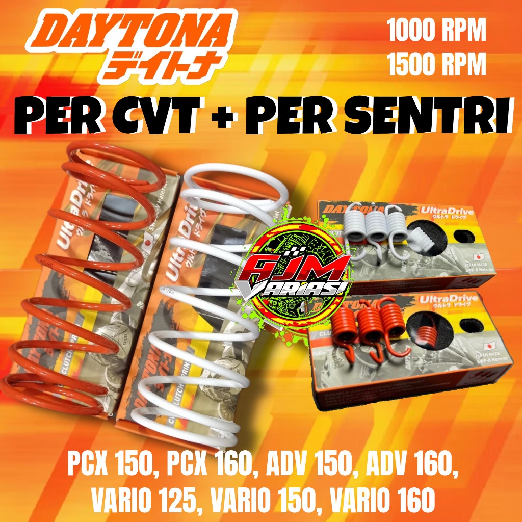 Jual Per CVT + Per Senti Daytona PCX 150, PCX 160, ADV 150, ADV 160 ...