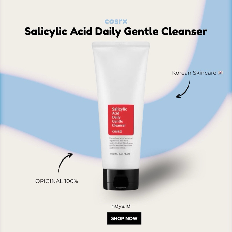 Jual COSRX Salicylic Acid Exfoliating Cleanser 150ml | Shopee Indonesia