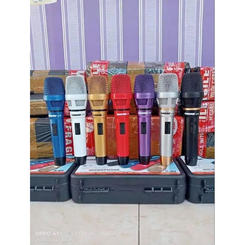 Jual mic legendaris body mewah harga murah merek shure s90 | Shopee ...