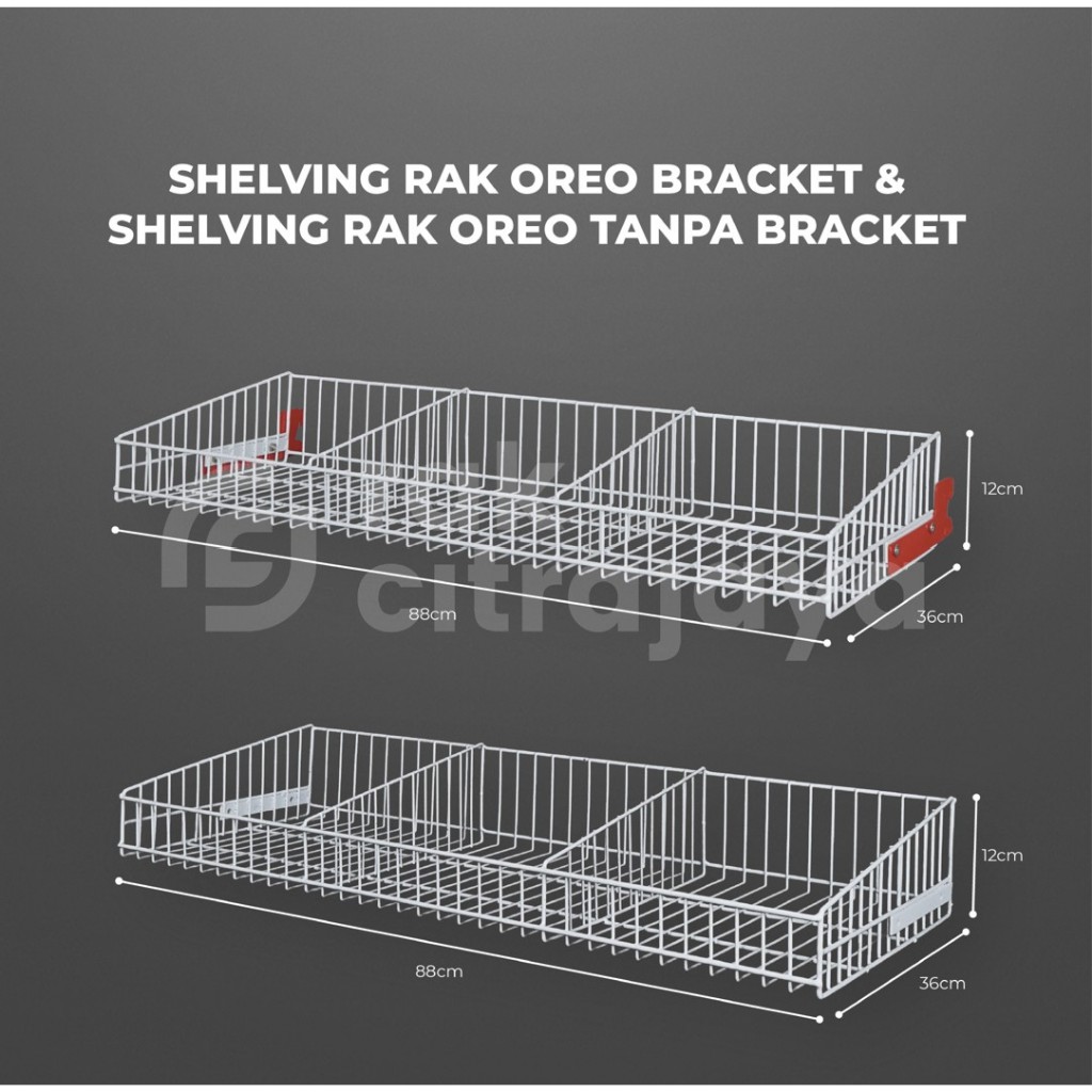 Jual OREO | EKSTRA RAK TAMBAHAN KERANJANG SHELVING BESI GONDOLA TOKO ...