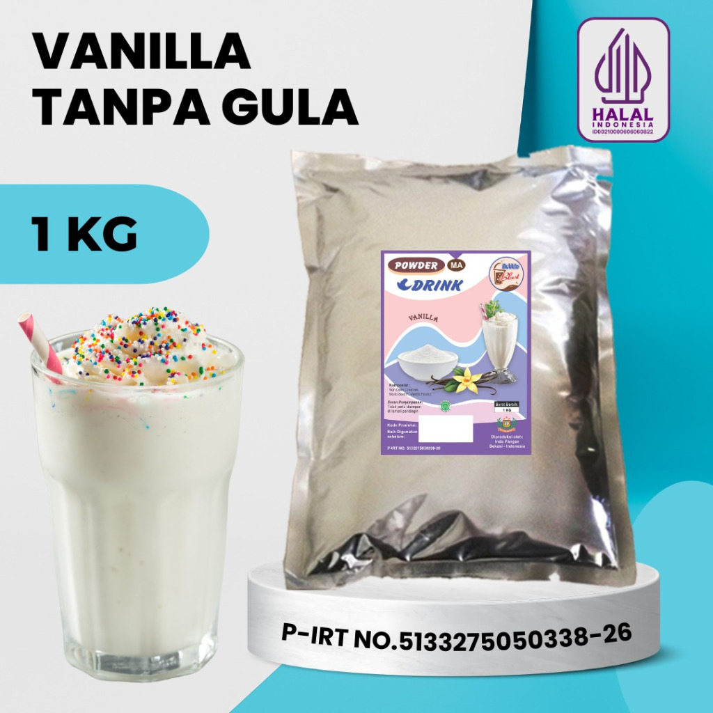 Jual Bubuk VANILLA 1 KG - Bubuk Minuman Rasa Vanila - Powder Vanilla ...