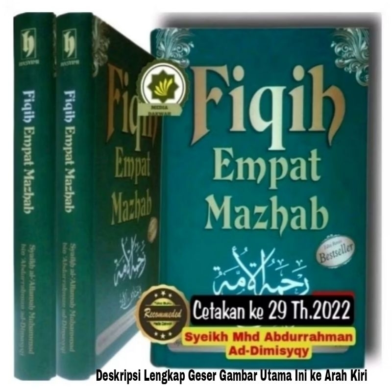 Jual Buku FIQIH EMPAT MAZHAB Fiqih 4 Mazhab FIKIH 4 Empat MADZHAB - Perbandingan Madzhab Dalam ...