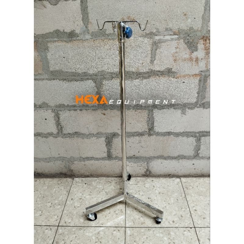 Jual Tiang Infus kaki 3 stainless steel | Shopee Indonesia