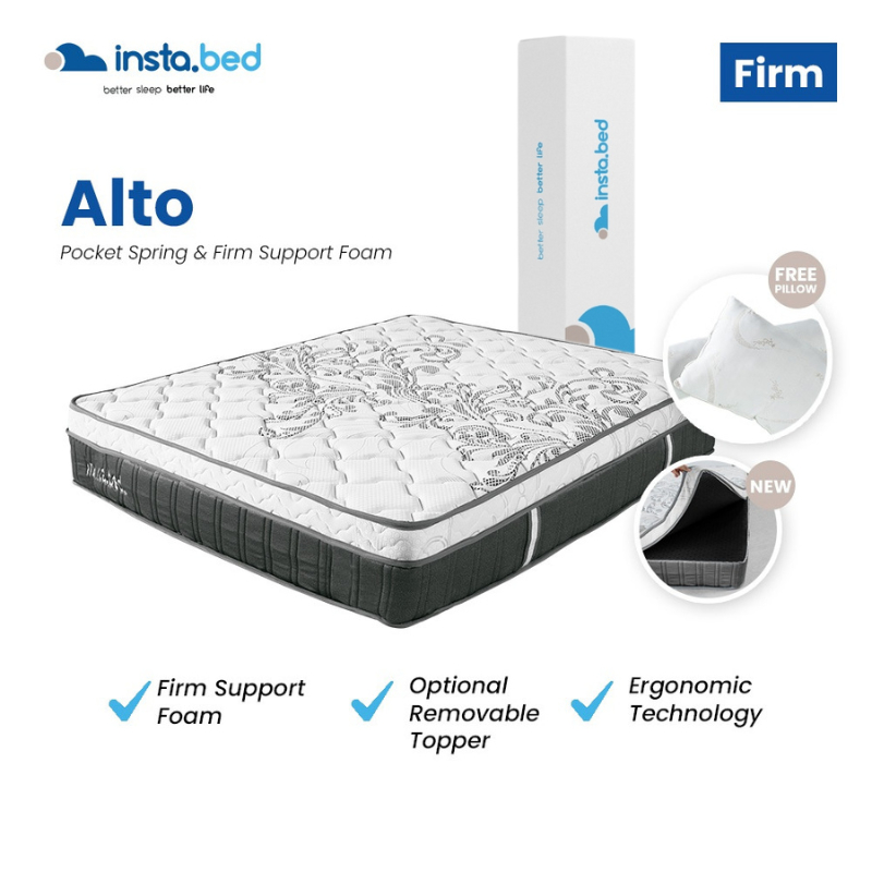 Jual Spring Bed INSTABED Alto Original Mattress Tebal 32 cm | Spring ...