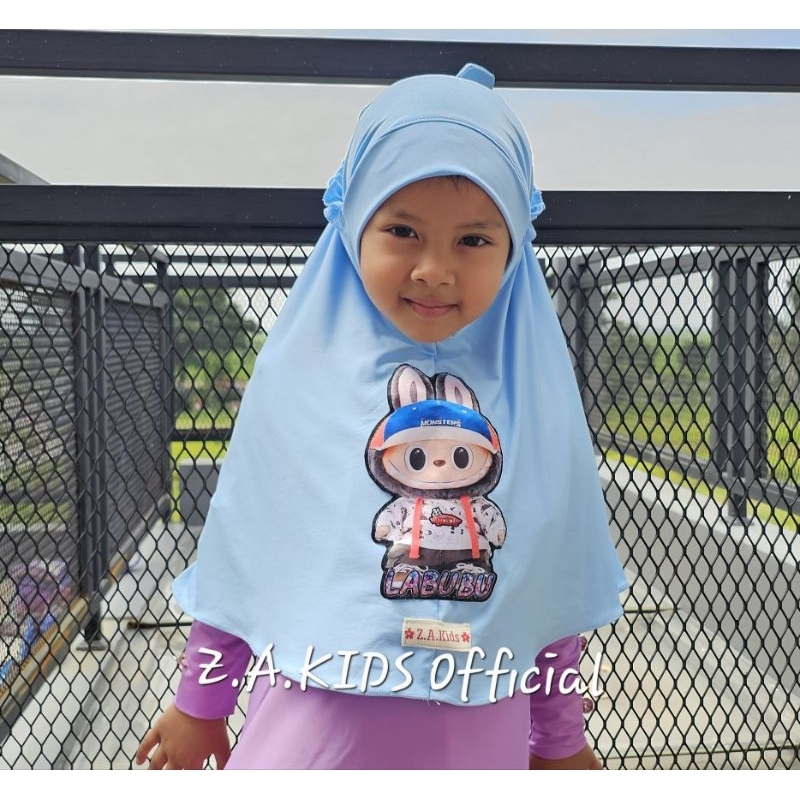 Jual Kerudung anak labubu / labubu / hijab anak labubu / hijab pita ...
