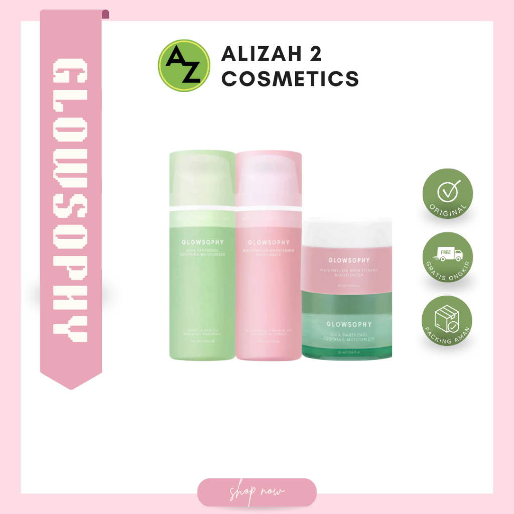 Jual GLOWSOPHY (Watermelon Brightening Moisturizer Skin Barrier ...