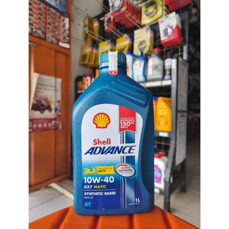 Jual Oli Mesin Shell Advance Matic 10W 40 1 Liter | Shopee Indonesia